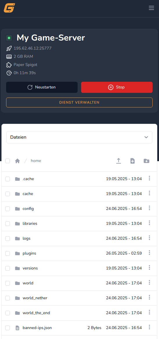 gameserver.gratis - Kostenlose Minecraft Server